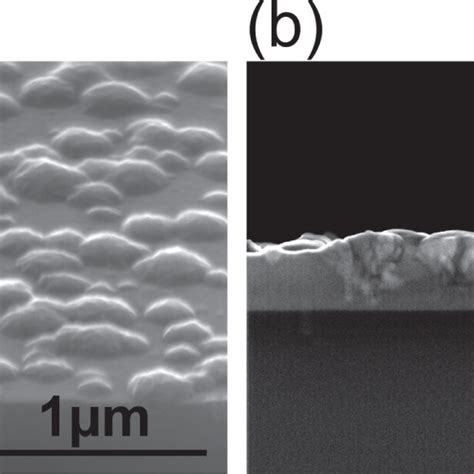 A And B SEM Pictures Breaking Edge Of TiO Layer On A Silicon Download Scientific