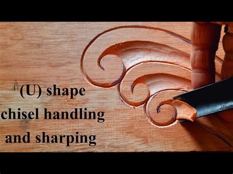 Wood Carving U Shaped Chisel Handling And Sharpingwood Workingup