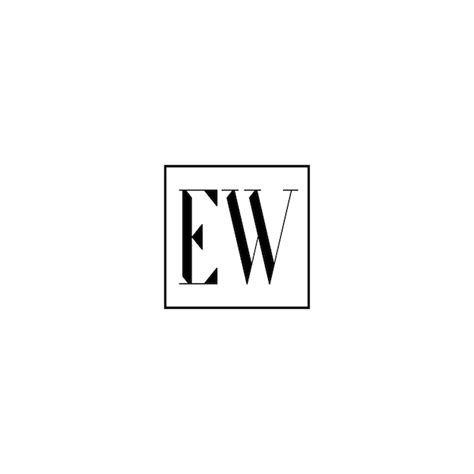 Premium Vector Ew Monogram Logo Design Letter Text Name Symbol
