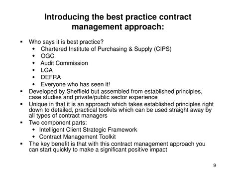 Ppt Best Practice Contract Management Commercial Services Powerpoint Presentation Id3987719