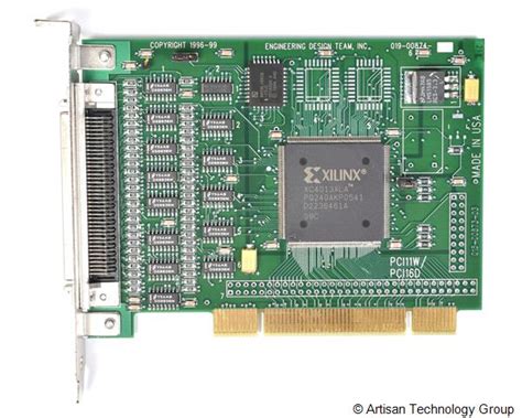 PCI 16D Engineering Design Team 16 Bit I O Interface PCI Card ArtisanTG