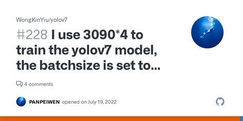 I Use To Train The Yolov Model The Batchsize Is Set To Without Ddp The Image Size