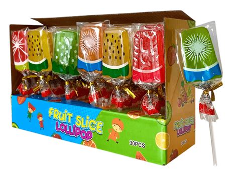 Fruit Slice Lollipop Daga 2000 Sweets Import And Distribution