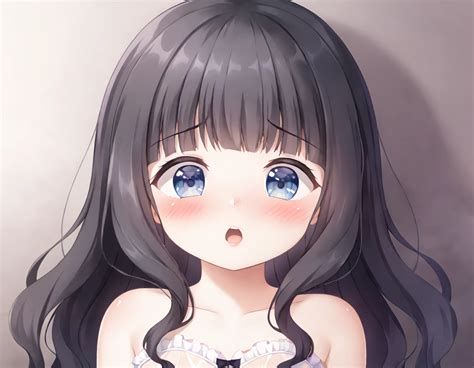 Cute Beautiful Girl、naked、shocked Mouth Open Blushing、beautiful Lips