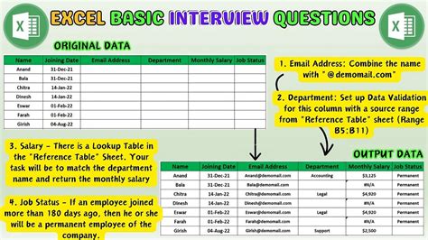 Excel Interview Questions And Answers In Tamil Top Excel Interview Questions Answers For