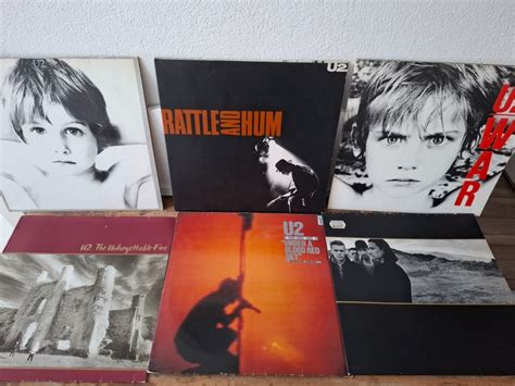 U2 Great Collection Of 6 X Albums Lp Albums Multiple Items 1980
