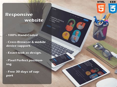 Convert Psd To Html Figma To Html And Responsive Website Upwork