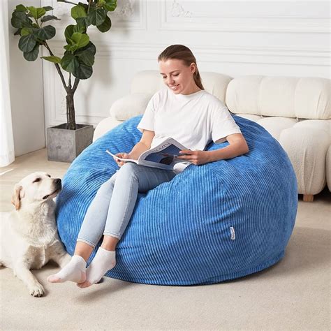 Chill Sack Bean Bag Chair Giant 5 Memory Foam Furniture At Roger