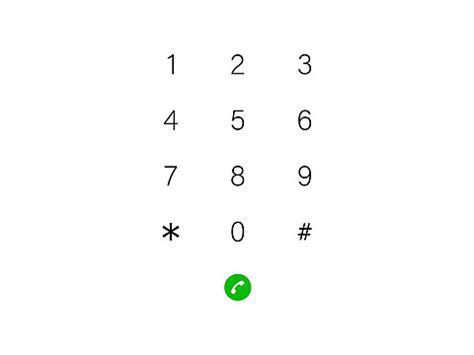 Vector Illustration Of A Flat Design Keypad Interface With Number Icons Vector New Isolated