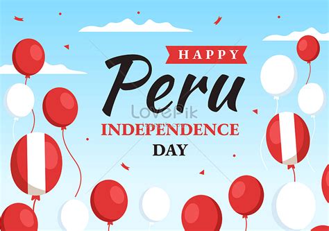 페루 독립 기념일 그림 일러스트 무료 다운로드 Lovepik