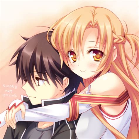 Asuna And Kirito Sword Art Online Drawn By Sukoyaka Gyuunyuu Danbooru