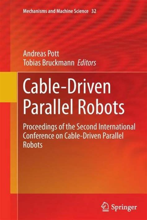 Cable Driven Parallel Robots 9783319382098 Boeken Bol