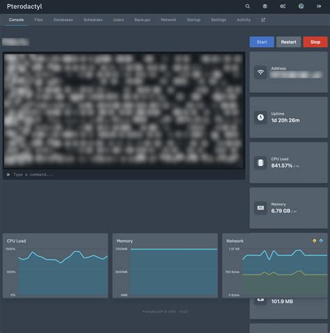 Server Data Blocks Layout Broken On Safari · Issue 4221 · Pterodactyl