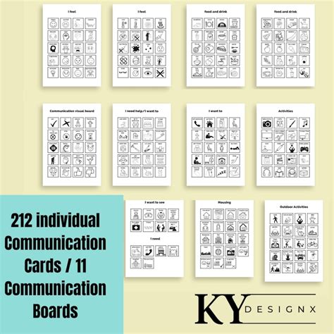Adult Communication Board Etsy