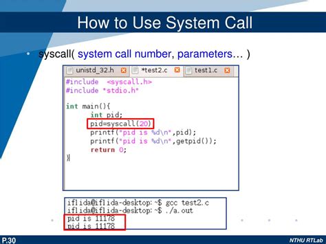 PPT Linux System Call PowerPoint Presentation Free Download ID