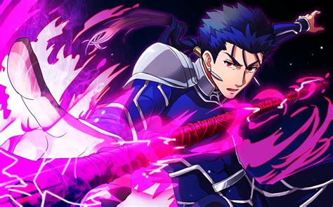 Fate Zero Lancer Wallpaper Fate Zero Saber And Lancer 6k Baixar Papel