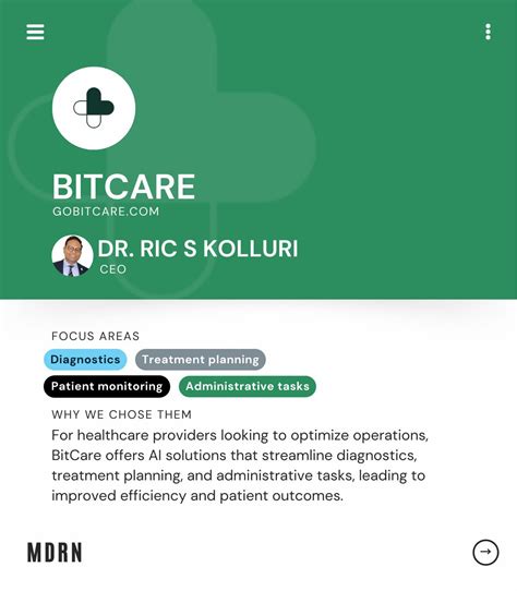Modern Leader Mdrn On Linkedin Thrilled To Showcase Bitcare One Of