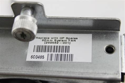 Hp Proliant Ml350 G3 Server Small Fan 12v Dc 0 29a 289562 001