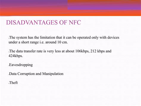 Near Field Communication Nfc Architecture And Operating Modes Pptx Email Internet