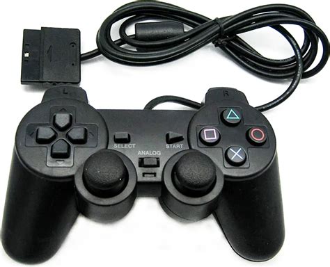 Playstation 2 Game Controller Black Elghazawy Shop