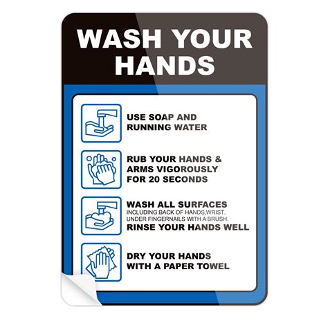 Printable Wash Your Hands Sign