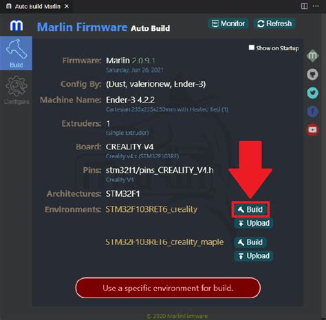 Updating Marlin Firmware Guru