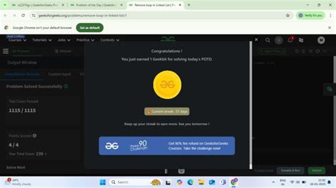 Gfg160 Datastructures Algorithms Linkedlist Codingchallenges