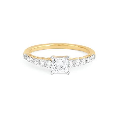 Labgrown Princess Cut Diamond Solitaire Ring At ₹ 45150 In Surat Id 2853629636748