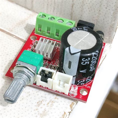 Pam8610 Potensio Power Amplifier Mini Stereo 15w Power Mini Digital Plus Potensiometer