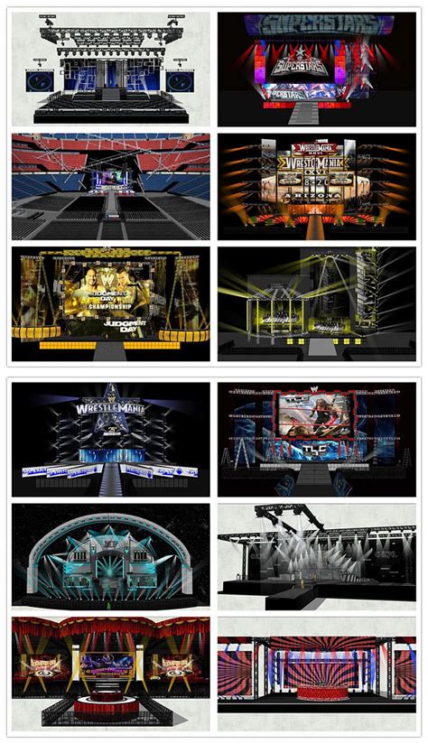 精品舞美背景设计舞台走秀t台灯光音响射灯su模型