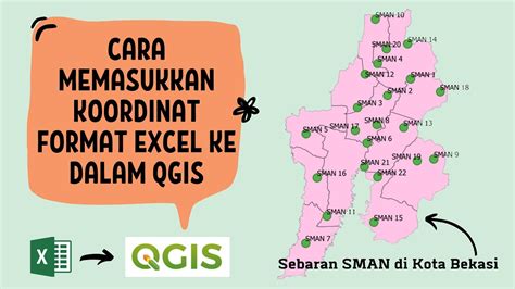 Tutorial Qgis Cara Memasukkan Koordinat Format Excel Ke Dalam Qgis Eroppa