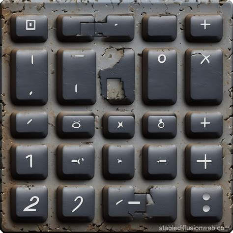 Keypad Texture Design Stable Diffusion Online