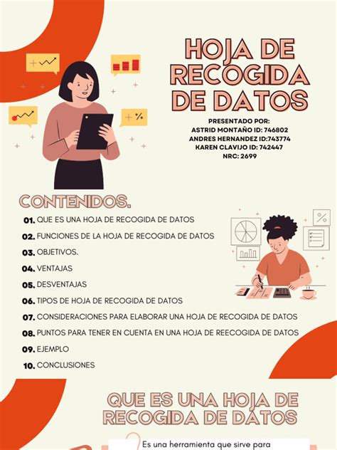 Hoja De Recogida De Datos Pdf Información Estadísticas