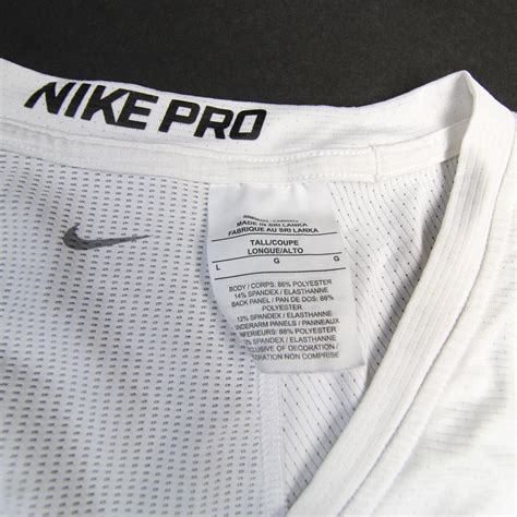 Nike Nba Authentics Dri Fit Sleeveless Shirt Mens White Used Lt