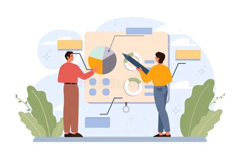 Business Analytics Financial Operation Optimization Strategy Development Stock Illustration