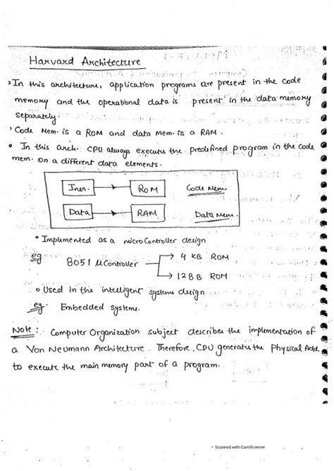 Computer Organization Section Handwritten Notes Of Computer Science For ESE Gates