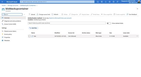 Data Backup And Recovery With Azure Blob Storage Geeksforgeeks