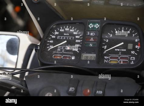 speedometer of a motorcycle Stock Photo - Alamy