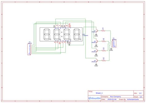7 Segment Display Platform For Creating And Sharing Projects Oshwlab