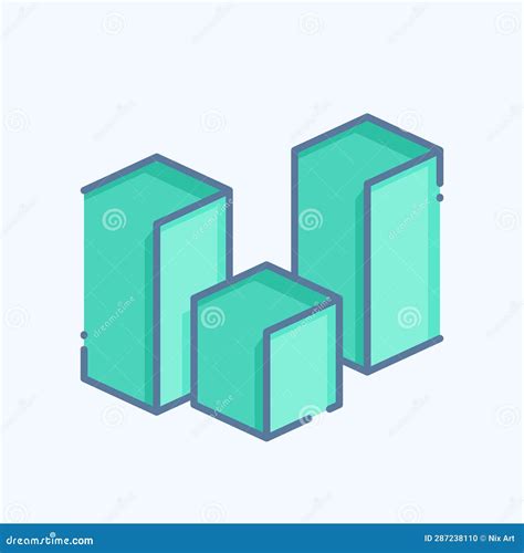 Icon 3d Visualication Related To 3d Visualization Symbol Doodle Style Simple Design Editable