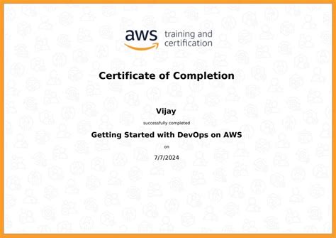 Vijay R On Linkedin Aws Devops Cloudcomputing Certification