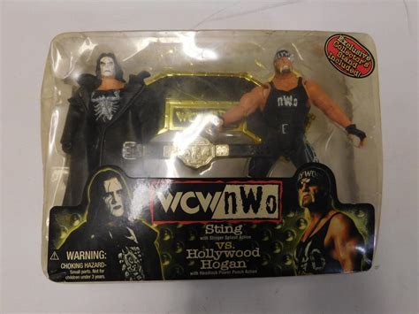 Sting Vs Hollywood Hulk Hogan Wcw Nwo Clash Of The Champions Figure