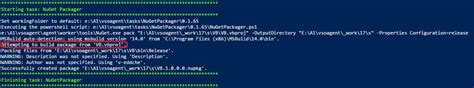 How To Generate A Nuspec File During A Vsts Build Stack Overflow