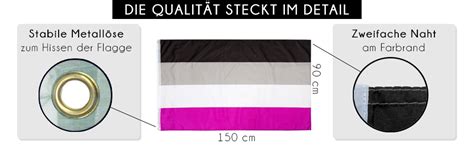 Asexuelle Flagge Kaufen In Den Maßen 90 X 150 Cm Pheno Flags