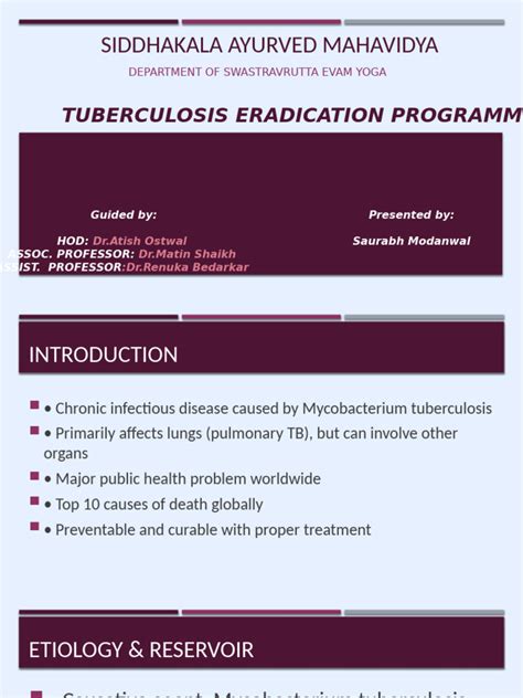 Tuberculosis Presentation Pdf Tuberculosis Medical Specialties