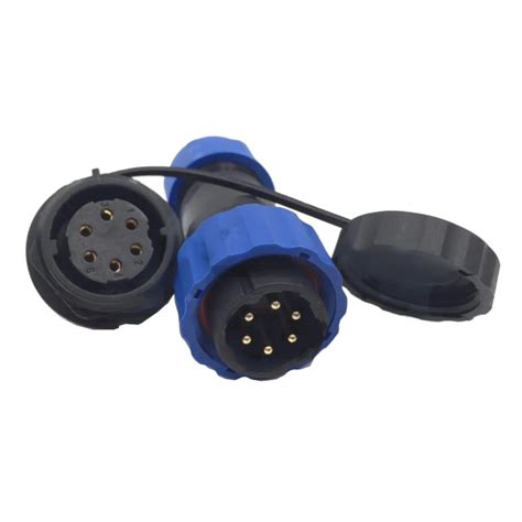 Probots Sd20 6pin 10a Waterproof Panel Mount Aviation Male Plug Female Socket Ip68 Buy Online India