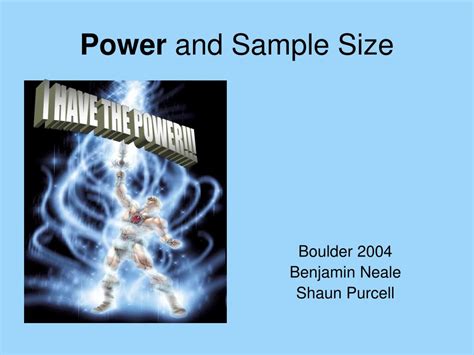 PPT Power And Sample Size PowerPoint Presentation Free Download ID