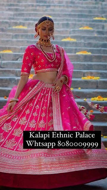 Kalapi Ethnic Palace On Instagram A Pink Bridal Lehenga Has An