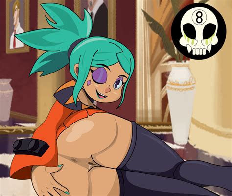 Rule 34 8ball9615 Anus Ass Big Ass Cerebella Female Green Hair Green