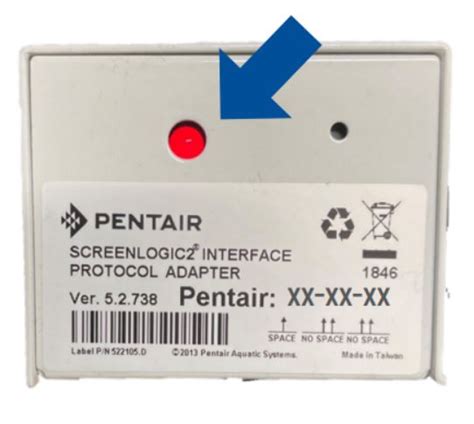 Why Does My Screenlogic2 Interface Protocol Adapter Have A Red Light